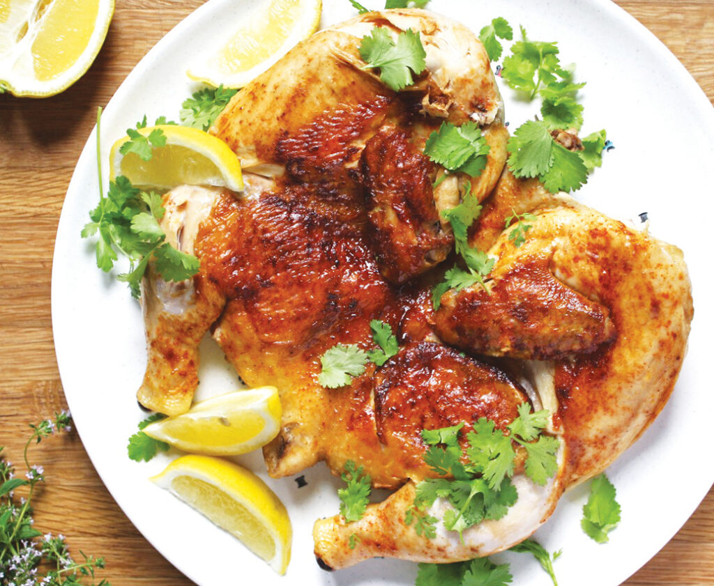 Georgian Chicken Tabaka & Garlic Sauce - The Dayton Jewish Observer